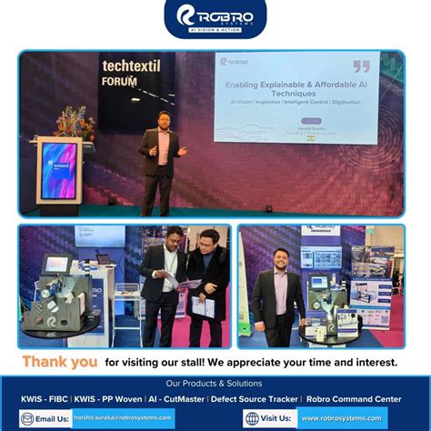 Robro Systems On Linkedin Fabric Technical Ai Techadvanced Techtextil Textileinnovation…