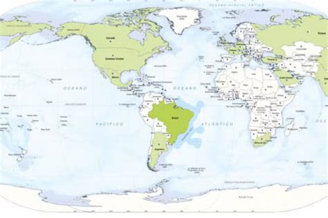Ibge Lança Novo Mapa Mundi