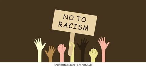 Feminist Strike Hands Diverse Woman Hold Stock Vector Royalty Free