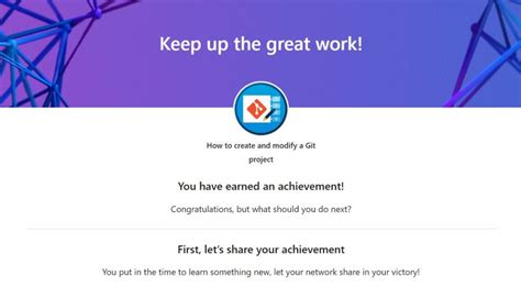 ansu p k on linkedin today i earned my how to create and modify a git project badge i m so…