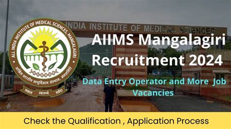 Aiims Mangalagiri Recruitment 2024 Apply For Andhrapradesh Jobs