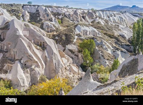 Cave Dwellings Cappadocia Turkey Stock Photo Alamy