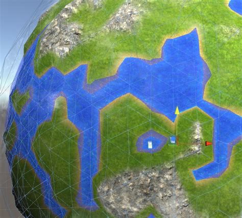 C Unity3d Detect A Vertex On Planet Mesh Without Cubes Stack Overflow