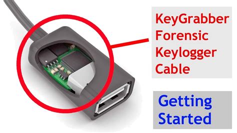 Keygrabber Forensic Keylogger Cable Getting Started Youtube