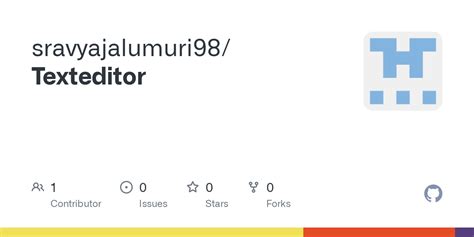 github sravyajalumuri98 texteditor