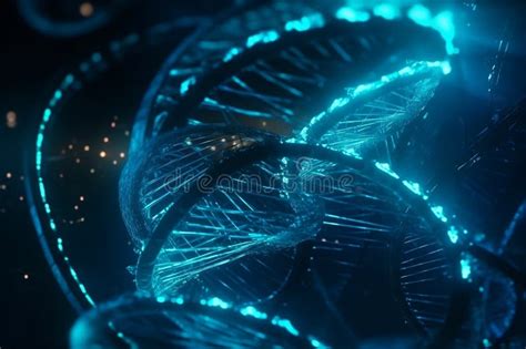 Medical Concept Dna Model Generative Ai Stock Illustration