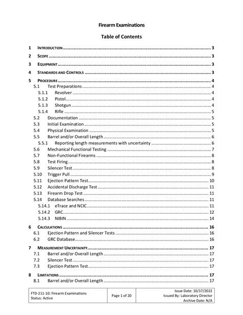 Ftd 211 10 Firearm Examinations Pdf — Fbi Lab Vault