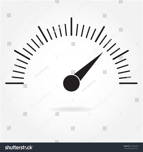 Speedometer Icon Sign Arrow Infographic Gauge Stock Vector Royalty Free 236053030 Shutterstock