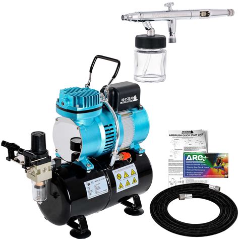 HI FLOW All Purpose Precision Dual Action Siphon Feed Airbrush With