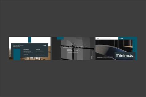 Минималистская презентация Powerpoint Шаблоны презентаций Включая шаблон и бизнес Envato