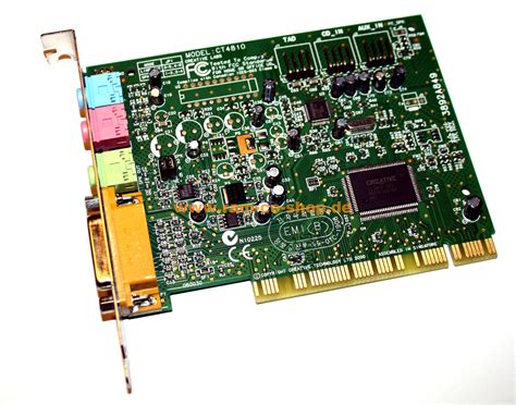 PCI-Soundkarte 'Creative Soundblaster PCI 128' Model:CT4810 / Soundch ...