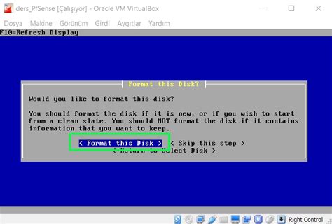 Ubuntu Desktop Kali Linux Pfsense Kurulumu
