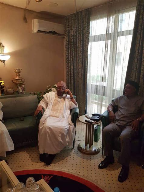 Pdp Chairman Secondus Meets With Babangida Photos Daily Post Nigeria