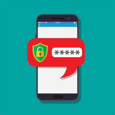 Premium Vector Concept Of Smartphone Security Personal Access User Authorization Login