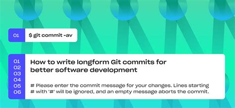 How To Write Longform Git Commits For Better Software Development
