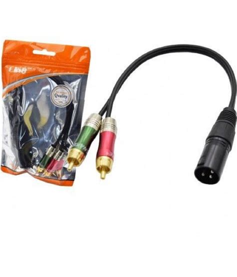 ADATTATORE SDOPPIATORE AUDIO STEREO MASCHIO JACK MM JACK FEMMINA RCA