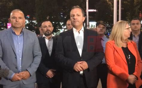 Изјава на министерот за внатрешни работи Оливер Спасовски во живо