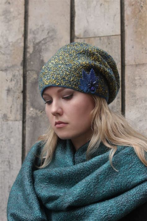 Фотография | Funky hats, Felted scarves, Wool art