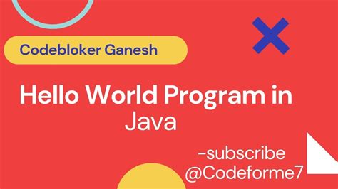 Java Program Using Basic Method Ep 1bbtech78 Youtube