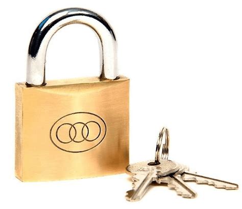 Tri Circle 263 Brass Padlock £290 Next Day Delivery