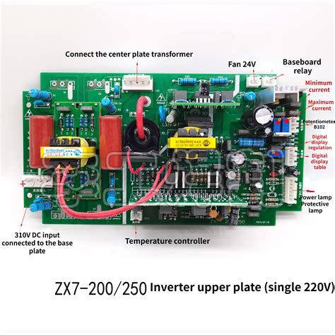 zx7 200igbt papan atas mesin las tabung tunggal bagian perbaikan papan