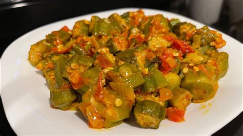 طرز تهیه قورمه بامیه 😋delicious Okra Recipe Youtube