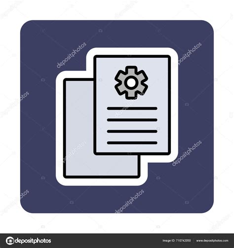 Working Report Web Icon Simple Illustration Stock Vector By ©glyphinder