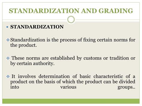 Ppt Standardization And Grading Powerpoint Presentation Free Download Id6207257