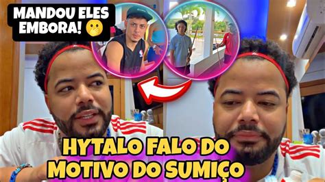 HYTALO APARECE BASTANTE ABALADO APÓS SUMIÇO E MANDA ANDYN MIGUEL E