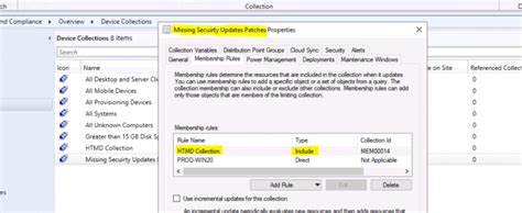 Sccm Report Include Membership Collection Rule Configmgr Query Htmd Blog