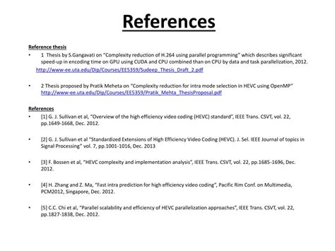 Ppt Analysis Of Motion Estimation Algorithm Hevc Using Multi Core
