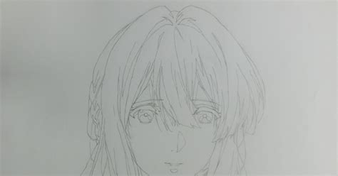 模写 ヴァイオレット･エヴァーガーデン 下書き修正 Ayaのイラスト Pixiv