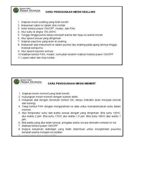 cara penggunaan alat cssd pdf