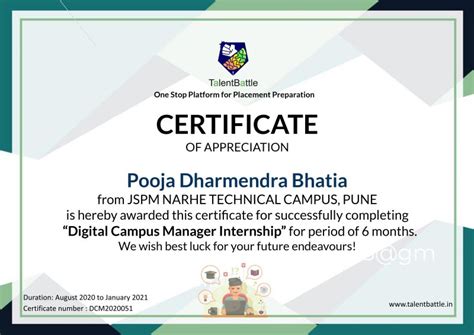 Pooja Bhatia On Linkedin Internship Digital Career Talentbattle 23 Comments