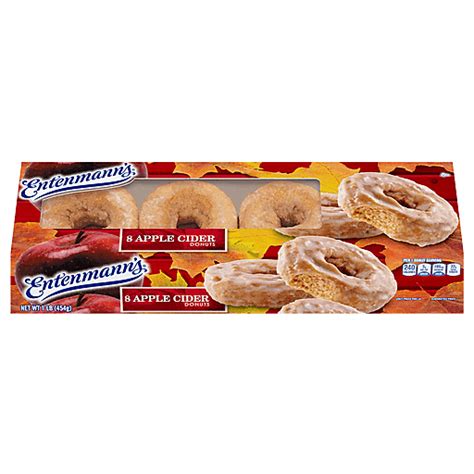 Entenmanns Donuts Apple Cider 8 Ea Doughnuts Pies And Snack Cakes