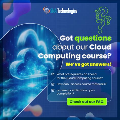 Learn Cloud Computing With Snatechnologies Faq Sna Technologies Posted On The Topic Linkedin