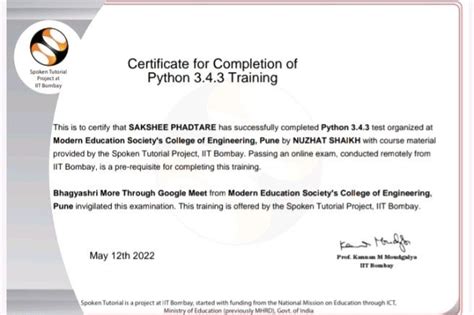 sakshee phadtare on linkedin python