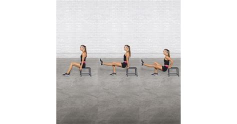 Tricep Dips Single Leg Extension 1 Minute