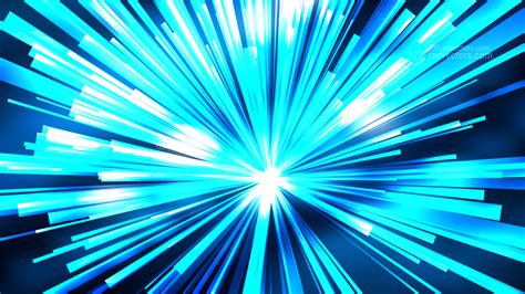 Abstract Blue Radial Sunburst Background Design