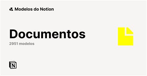 melhores modelos para documentos do notion marketplace do notion