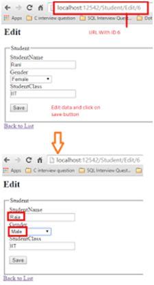 Edit And Update Modal In ASP NET MVC