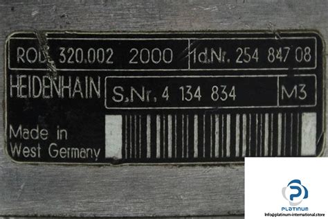 Heidenhain Rod 320002 2000 Incremental Encoder Platinum International