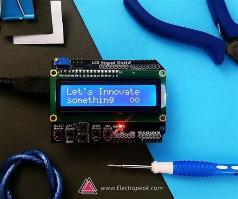 Utilisation Du Bouclier De Clavier Lcd Avec Arduino Projets