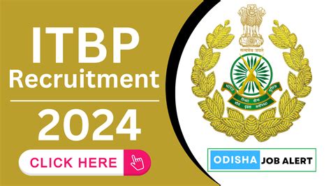 Itbp Head Constable And Constable Recruitment 2024 Apply Online For 128