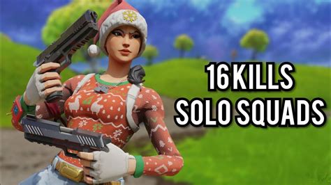 16 Kills Solo Squads Fortnite Battle Royale Gameplay Lobby Do Golb