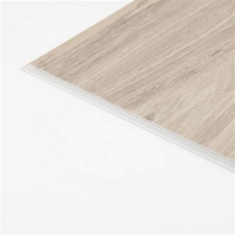 Wood Grain Texture Waterproof Fireproof Unilin Click Interlocking Spc