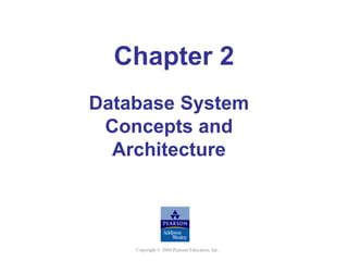 Database System Concepts And Architecture Ch02 Pdf