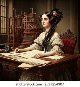 Ada Lovelace Low Tech Background AI Generated Image 2527414343 Shutterstock
