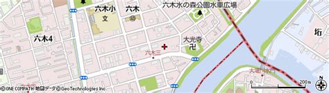 東京都足立区六木3丁目14の地図 住所一覧検索｜地図マピオン
