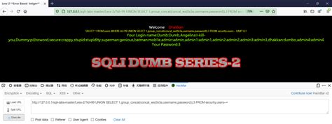 Sqli Labs 通关指南：less 1 ~ 4 乌漆whitemoon 博客园